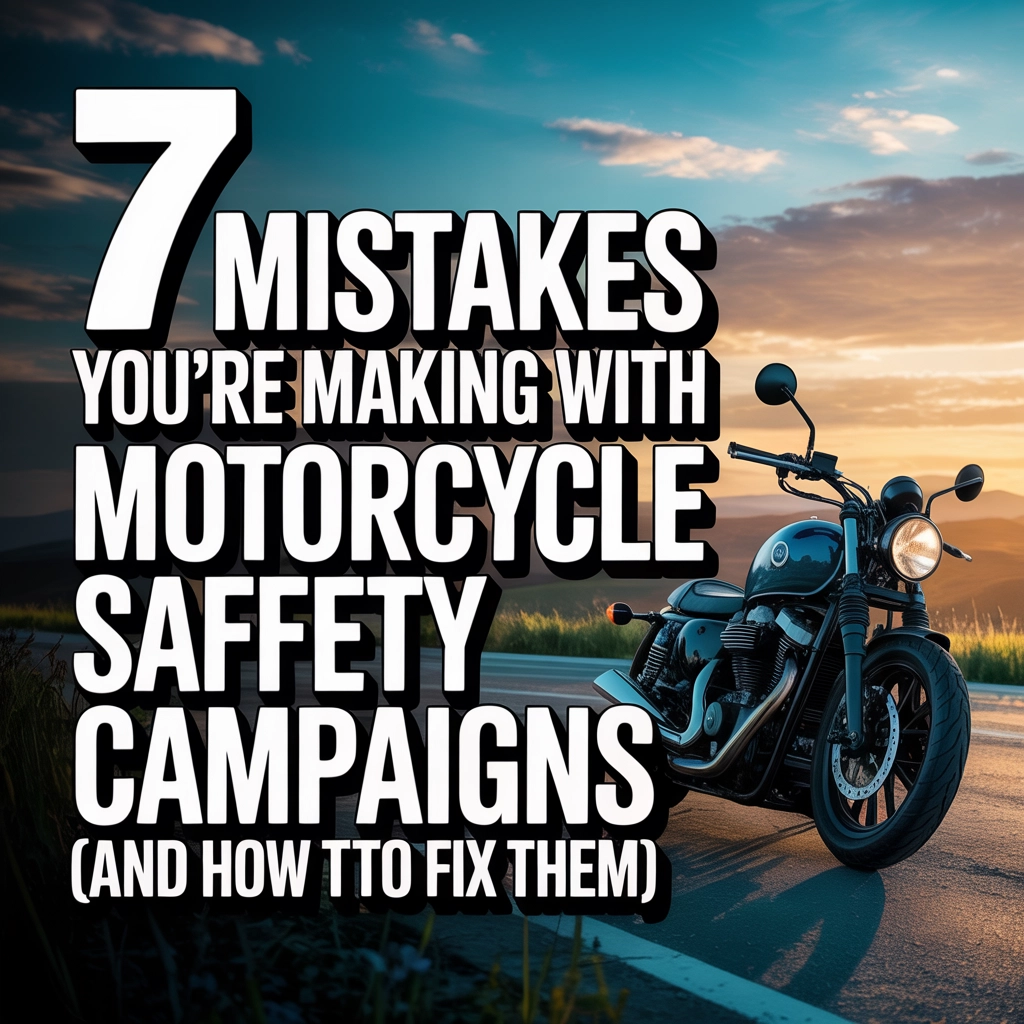 7 Mistakes You're Making with Motorcycle Safety Campaigns (and How to ...